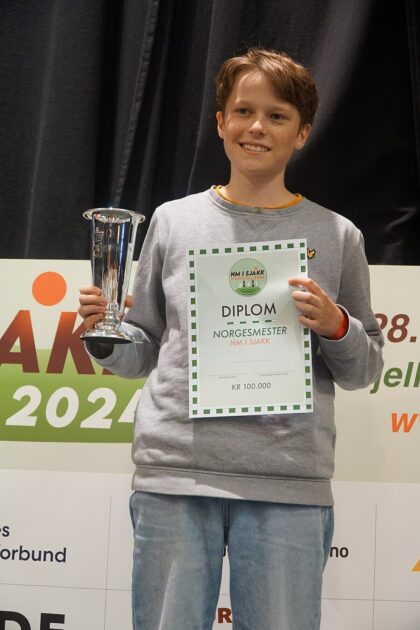 Sjakkforbundet | Tildeling av Thomas Heibergs stipend 2024