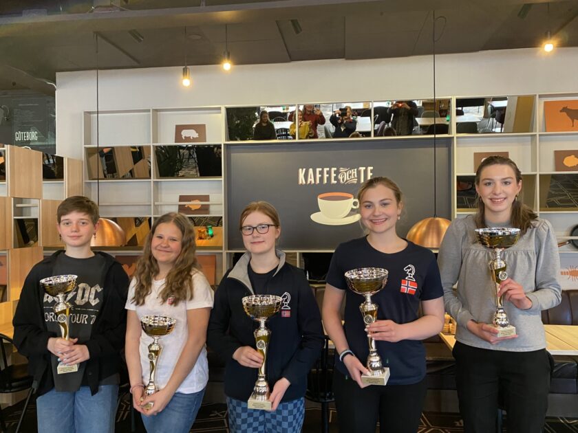 Sjakkforbundet | Livia Lindstad og Oda Kofoed Skramstad til topps i…